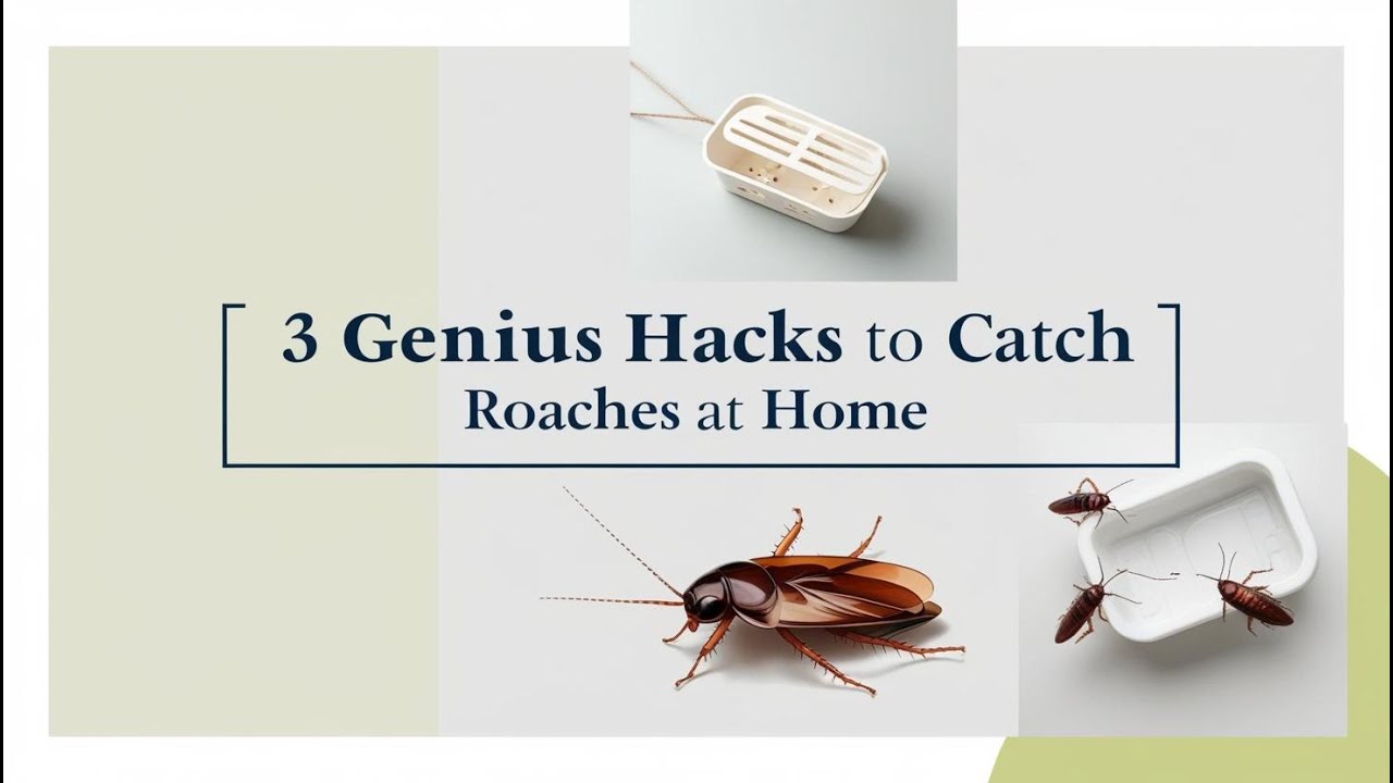 3 Genius Hacks to Catch Roaches at Home - YouTube