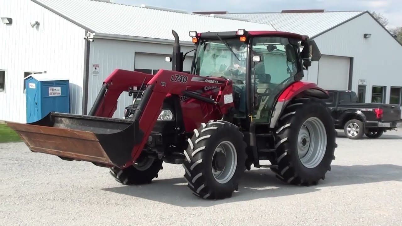 2010 Case IH Maxxum 110 Tractor w/ Cab & Loader! Local Trade In! - YouTube