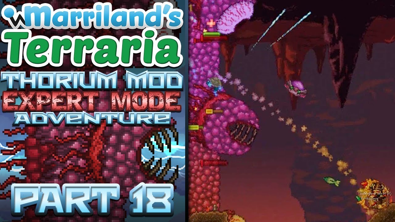 Terraria Thorium Mod, Part 18: The Wall of Flesh! [Expert Mode Modded ...