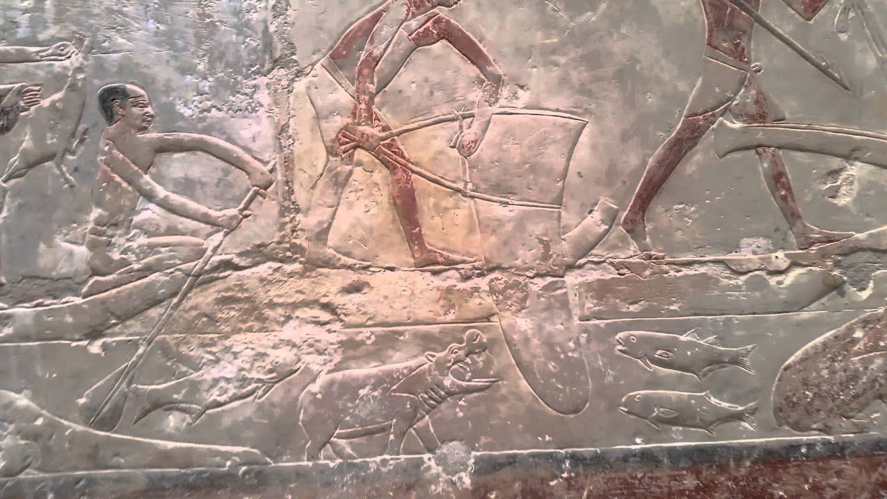 Inside a tomb at the Pyramids of Giza - YouTube