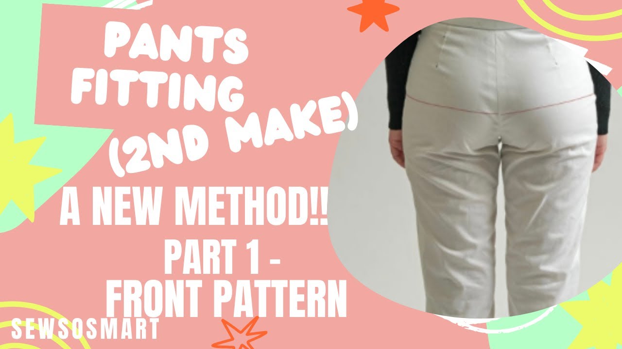 Custom Pants Fitting - Front (2nd Making) - YouTube