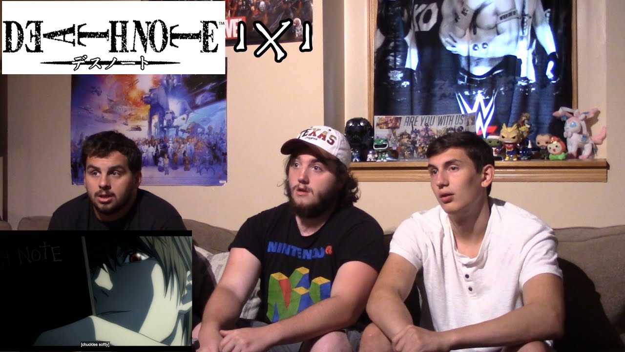 Custodians REACT to Death Note 1x1 [re-upload^3] (Edgy Nerd Finds Note ...