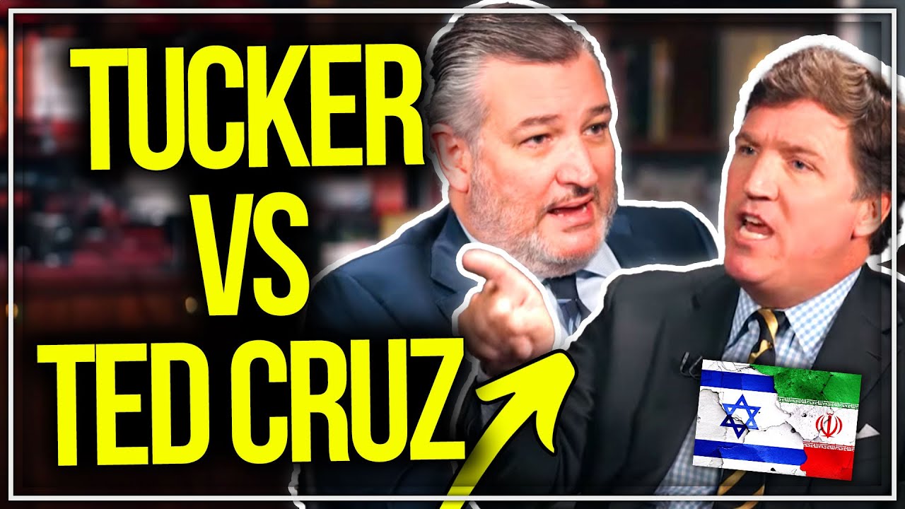 Tucker Carlson OBLITERATES Ted Cruz On Israel, Iran, AIPAC - YouTube