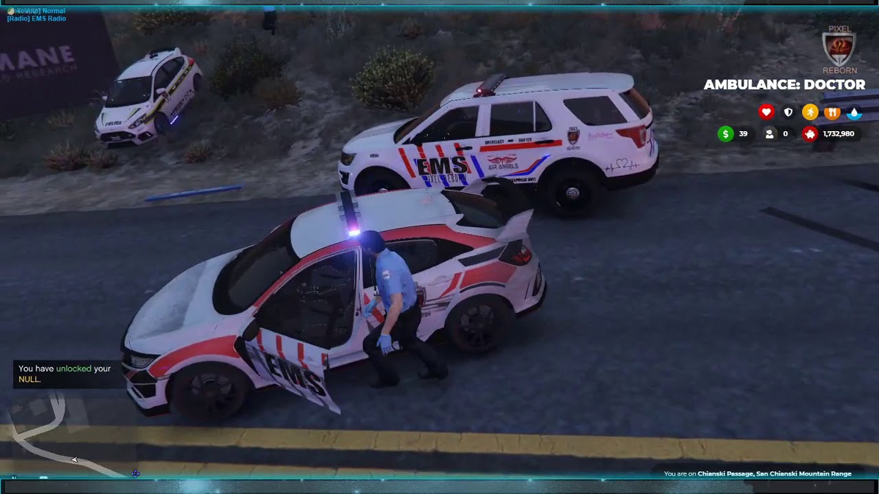GTA RP - Pixel Reborn - EMS Duty 1 - YouTube