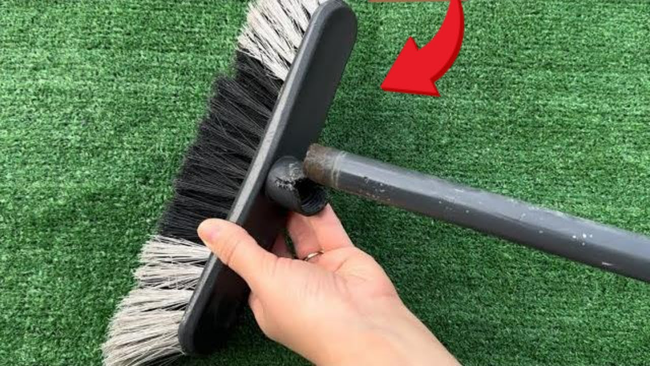 You will NOT throw away YOUR BROKEN BROOM again after you see this ...