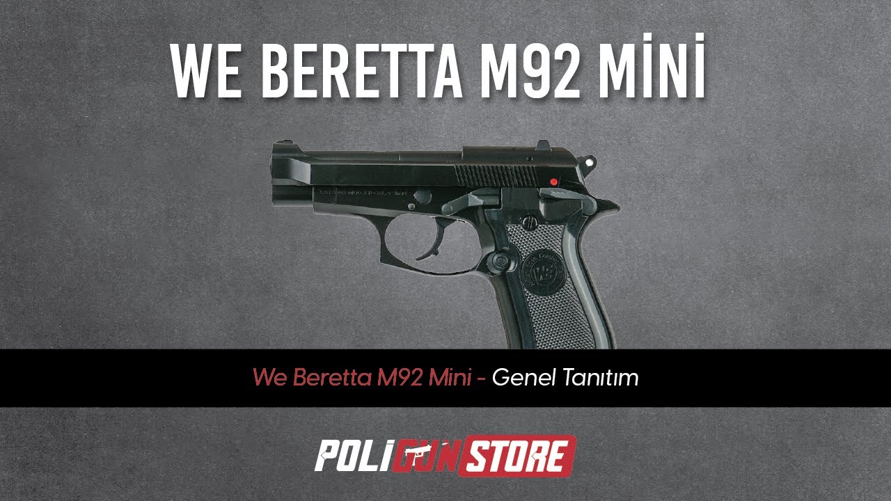 We Beretta M92 Mini Airsoft Tabanca Genel Tanıtım Videosu | Poligun ...