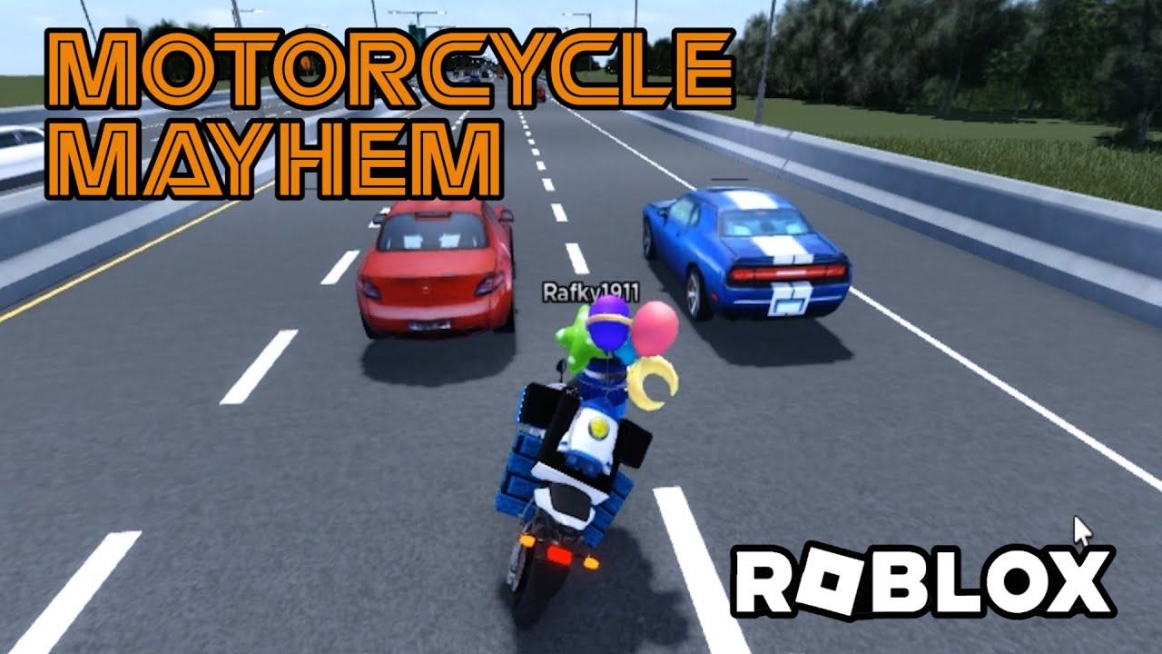 Dodge Traffic In Roblox Motorcycle Mayhem - YouTube
