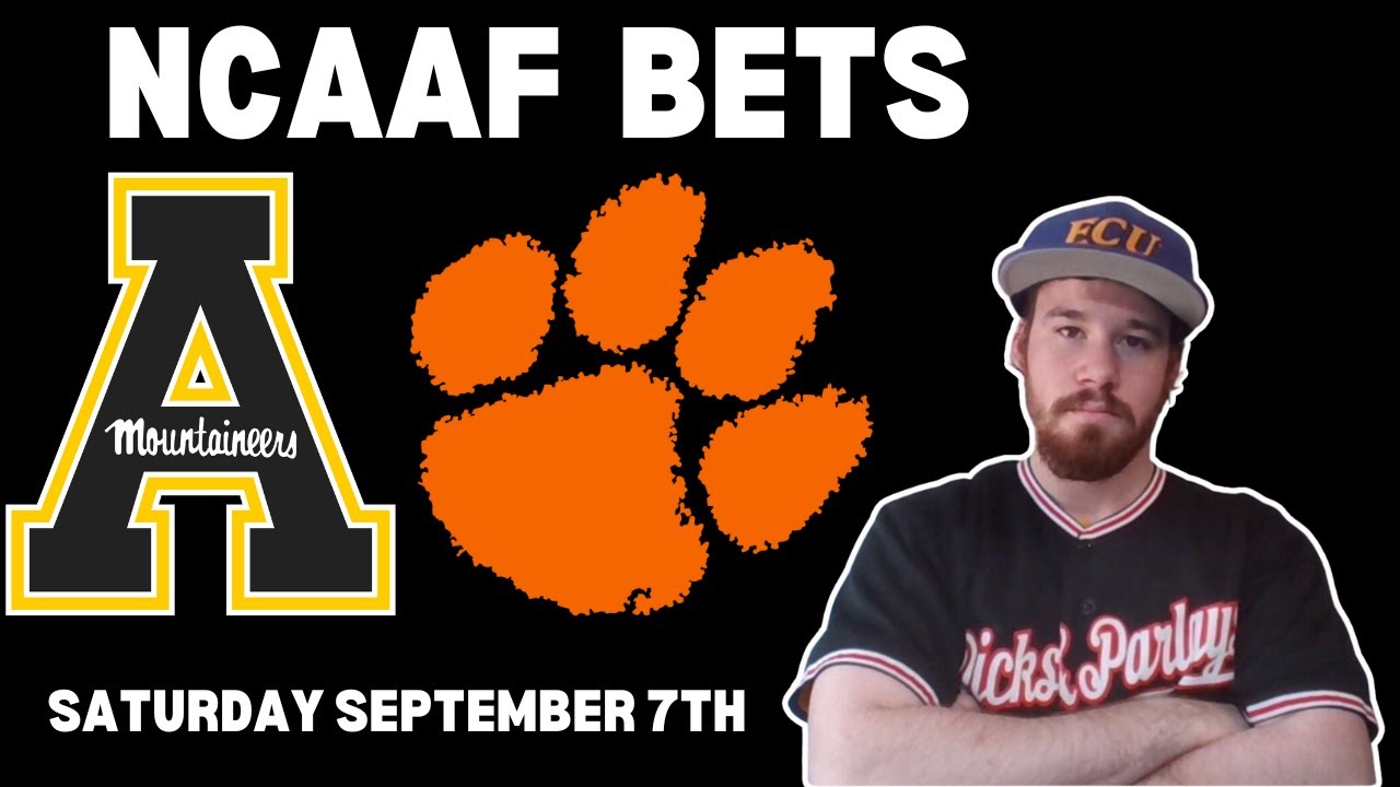 NCAAF Free Pick For September 7th, 2024 - App State @ Clemson | Earle ...