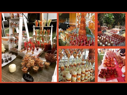 Ideas para organizar Mesa de Snacks - YouTube