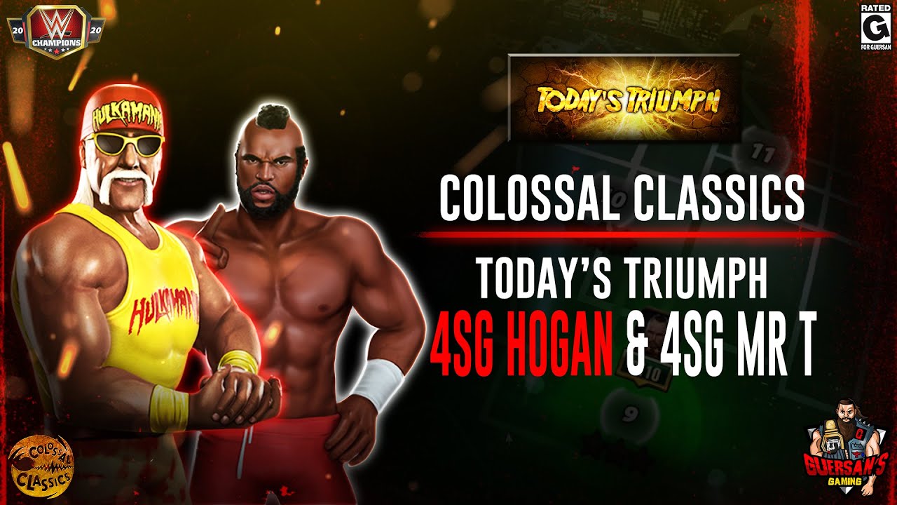 Hulk Hogan & MrT 4SG Colossal Classics Today's Triumph Tour Gameplay ...