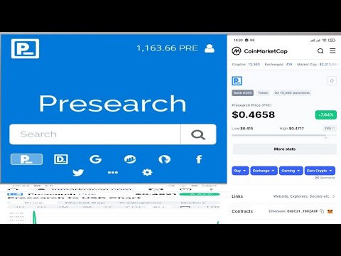 how to work presearch! - YouTube