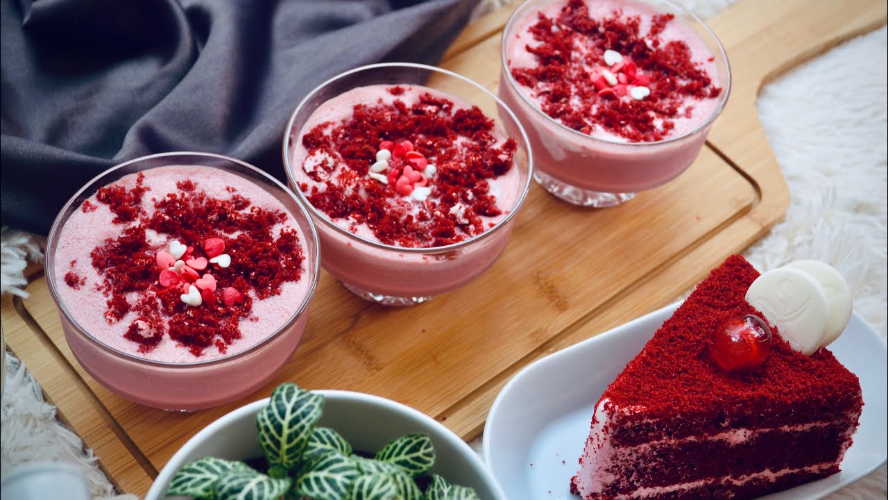 Red Velvet Shake|Cake Shake|5 minutes recipe| - YouTube