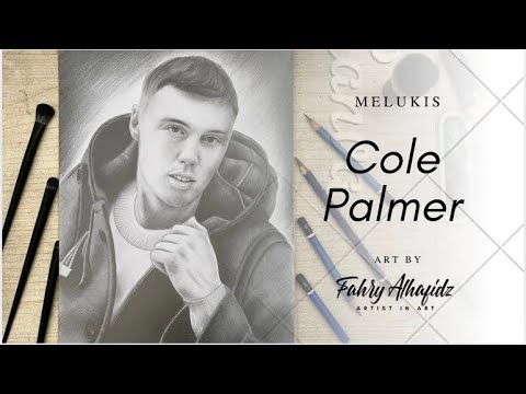 Portrait Drawing On Paper | COLE PALMER| With Graphite Pencils - YouTube