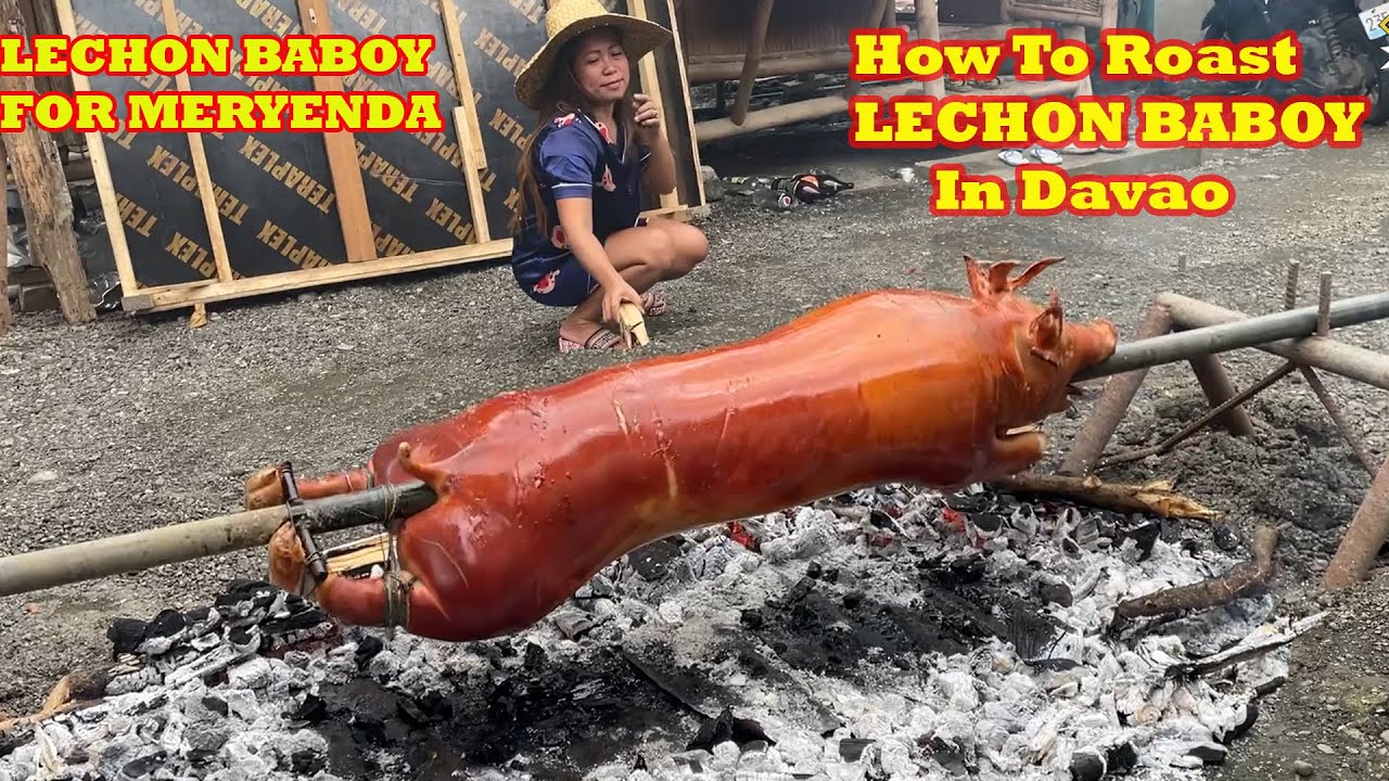 How To Make Lechon Baboy in Davao + Mukbang with @JenjakkaidenASMR # ...