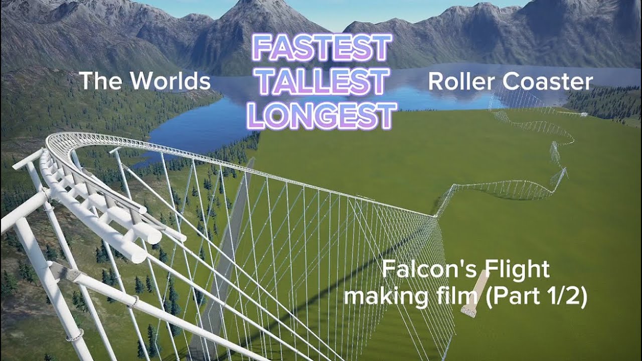 The World's FASTEST, TALLEST, LONGEST Roller Coaster : Falcon's Flight ...