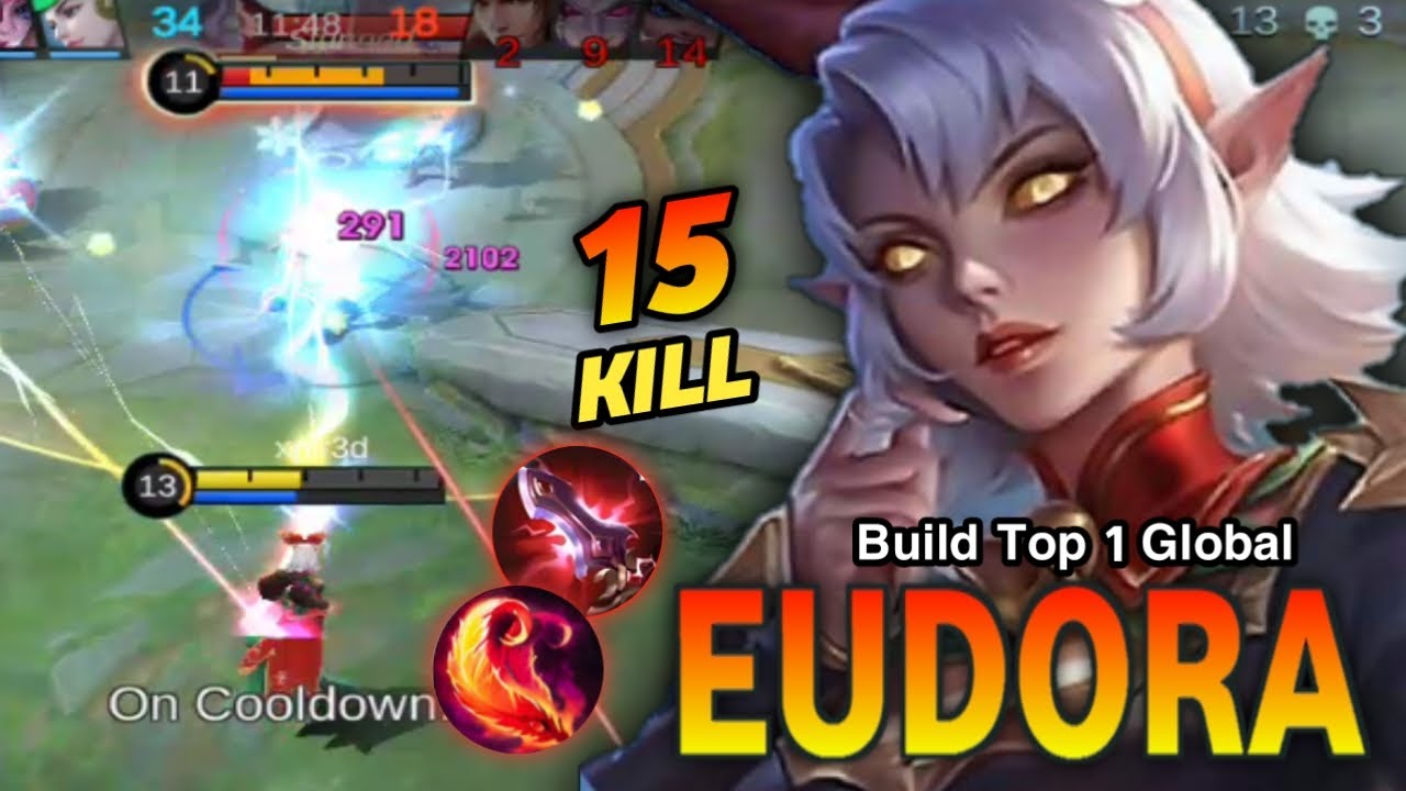 100% one shot combo Eudora build | Eudora best build 2024 | Build Top 1 ...