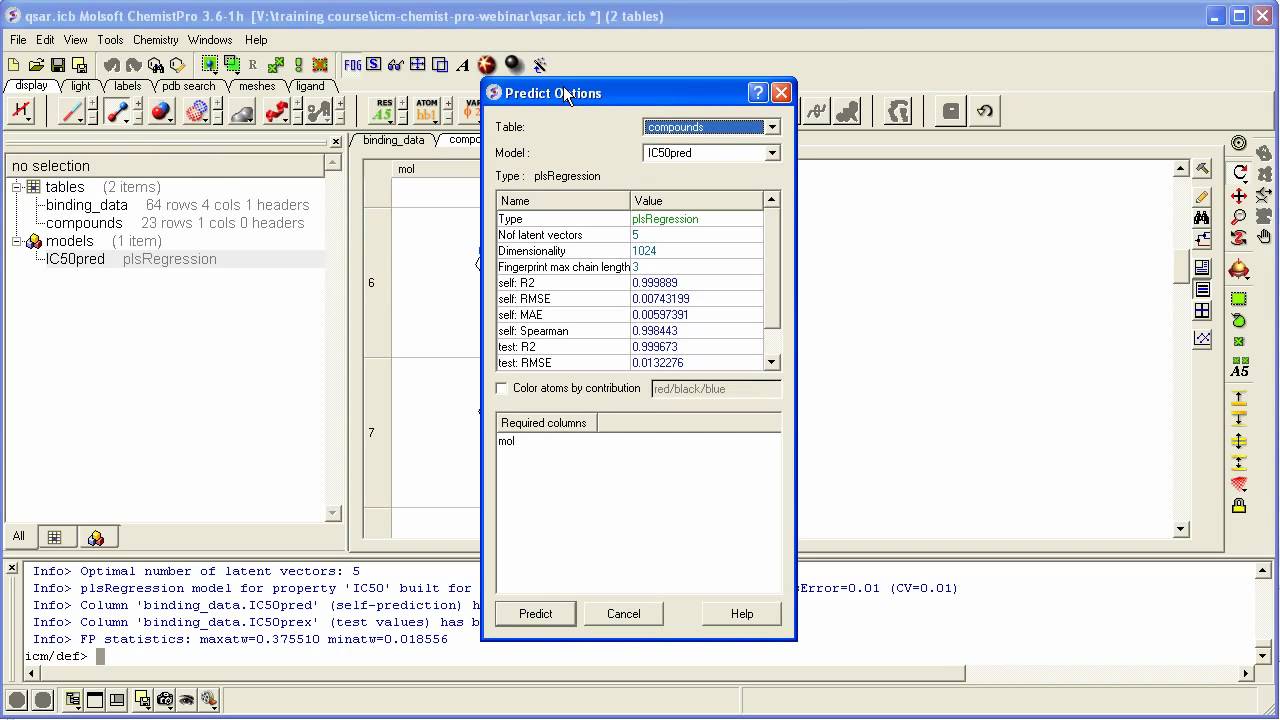 How to apply a QSAR prediction model. - YouTube