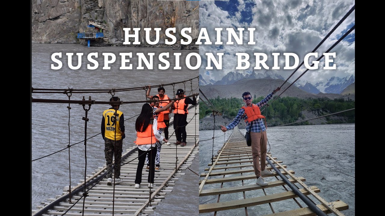 Hussaini Suspension Bridge 🇵🇰 | The precarious rope bridge | Hunza, GB ...