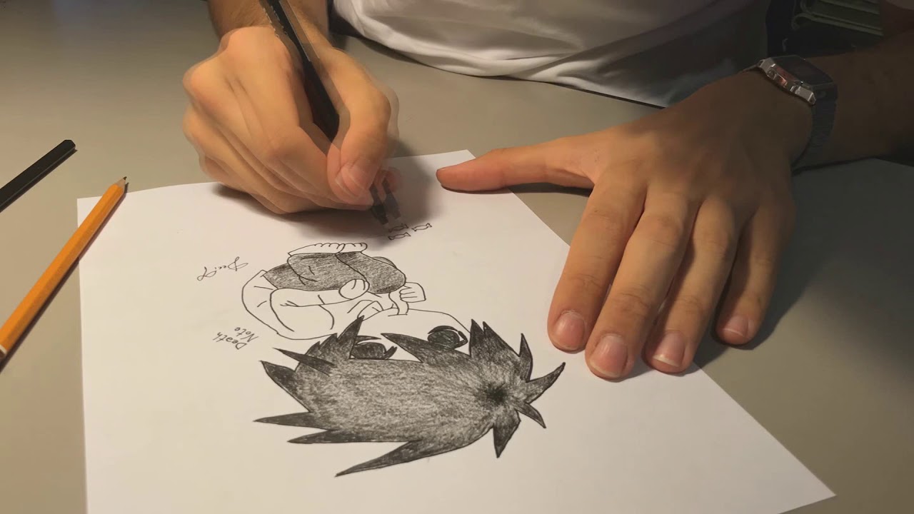 Speed Art Elle - Death Note - YouTube