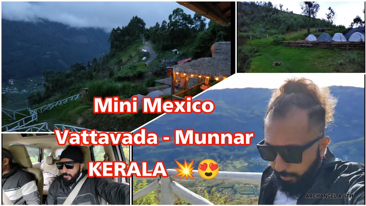 മൂന്നാർ വട്ടവടയിലെ 😱Mini Mexico Tent & Camping site. Pazhanthottam view ...