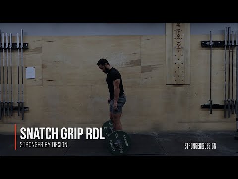 Snatch Grip RDL - YouTube