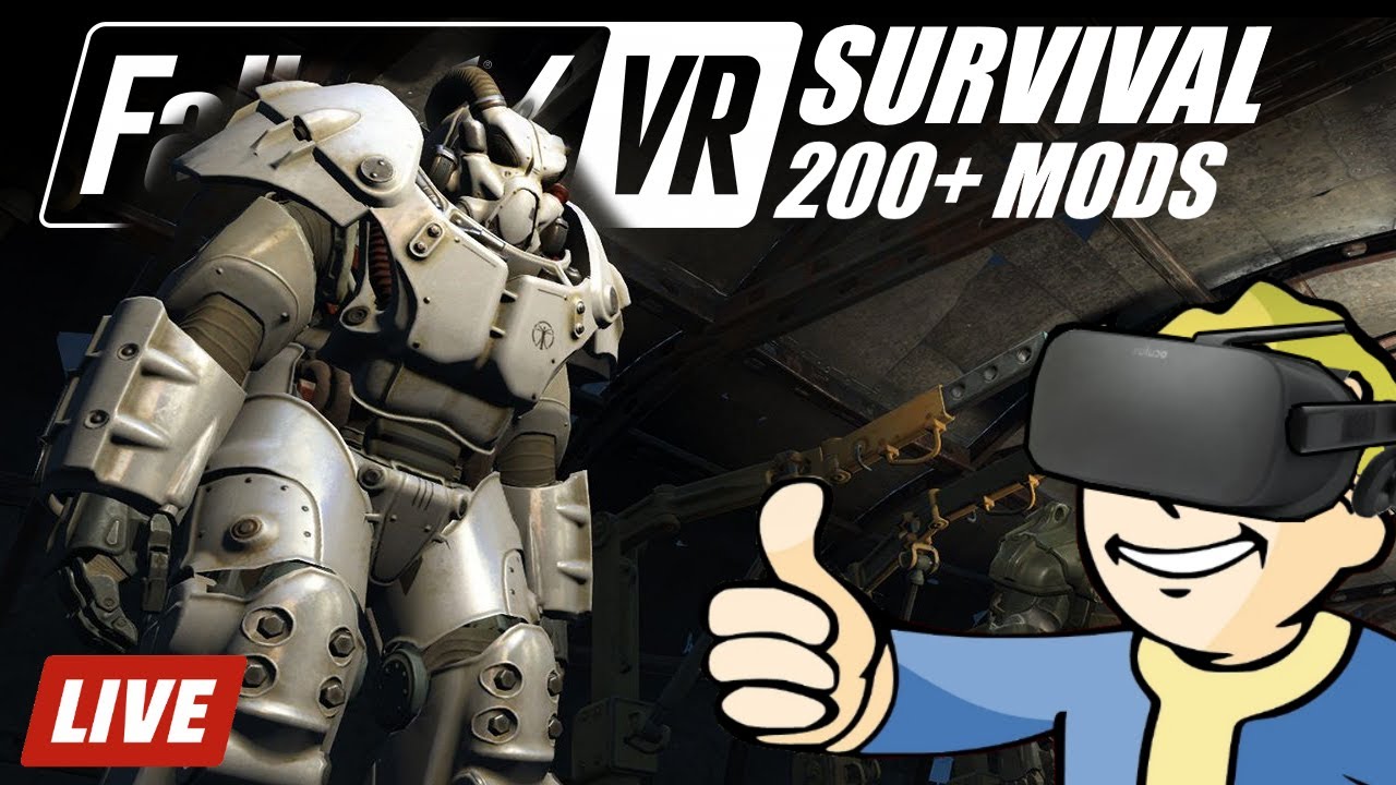 🔴 FALLOUT 4 VR SURVIVAL (+200 mods) Livestream #1 - YouTube