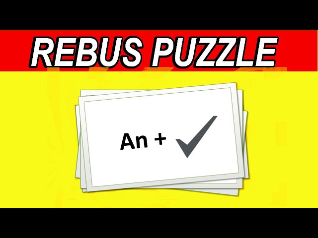 Easy Rebus Puzzles Brain Teasers | Pundles Of Fun | Rebus Puzzles