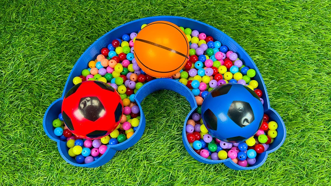 ASMR 🌈 Prismatic Rain Beads Falling in a Rainbow Flow - YouTube