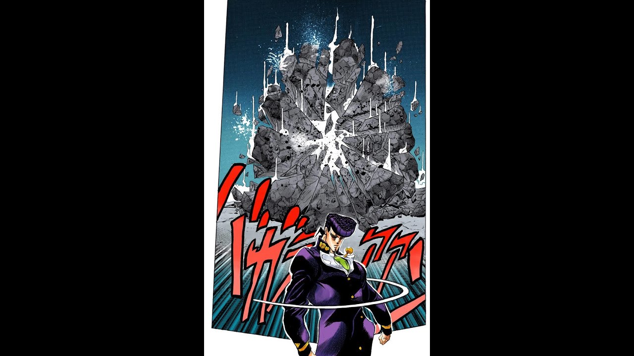 Josuke & Jotaro vs Angelo Part 2 - manga version w/ anime voices (JJBA ...