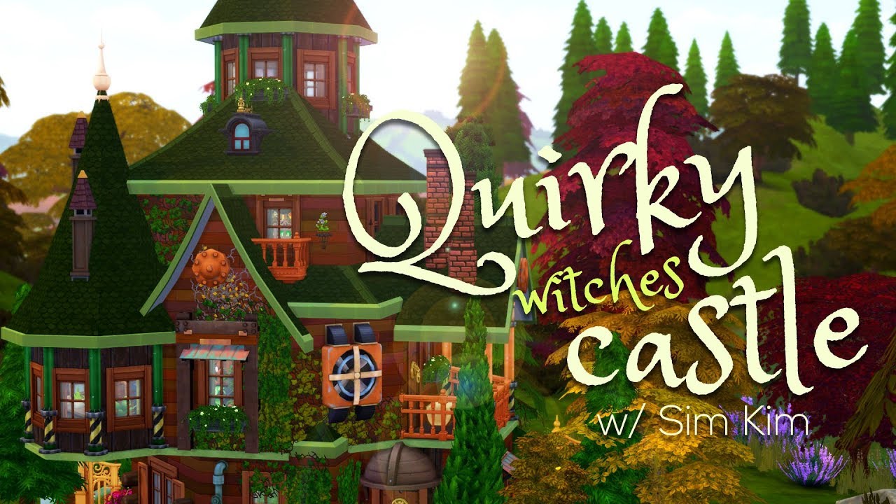 Quirky Witches House // Sims 4 Collab w/ Sim Kim - YouTube