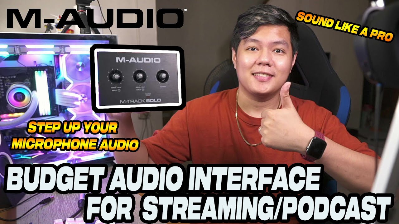 M-Audio M-Track Solo Audio Interface - Make Your Cheap Mic Audio Sounds ...