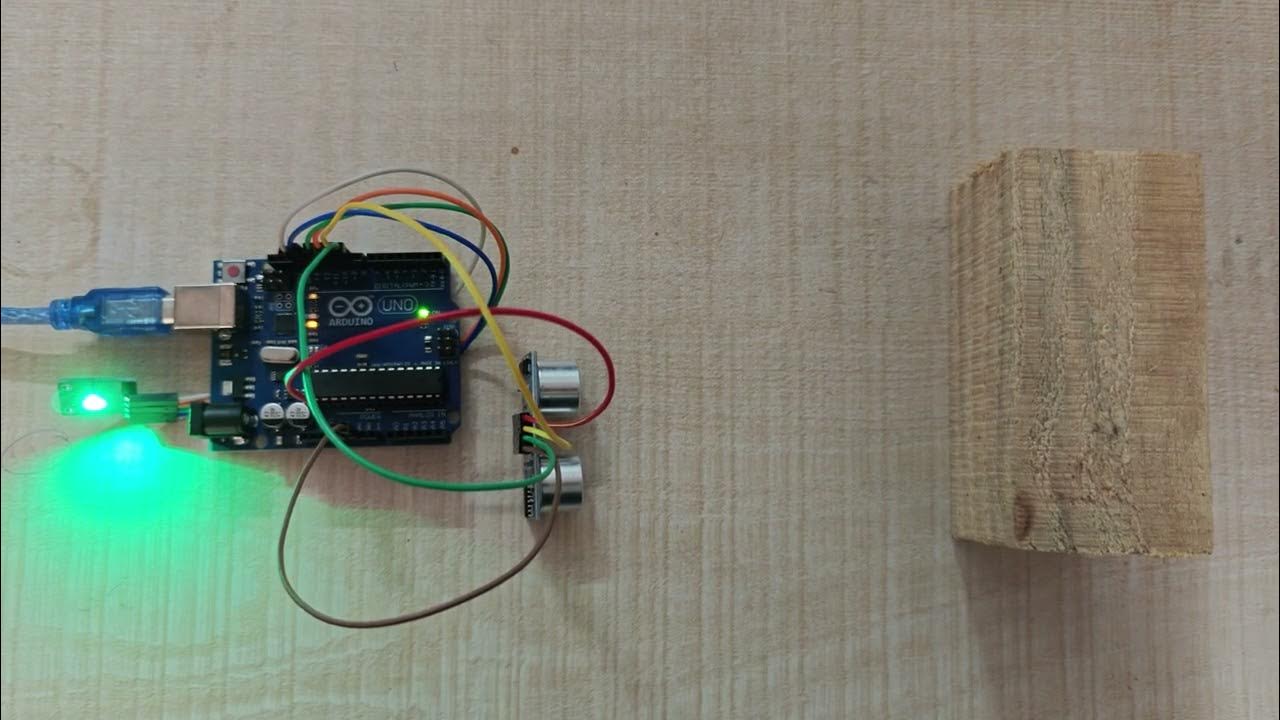 IoT based application Arduino board with Ultrasonic sensor to measure Distance on serial monitor ...