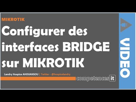 185# Configurer des interfaces BRIDGE sur MIKROTIK avec WinBox - YouTube