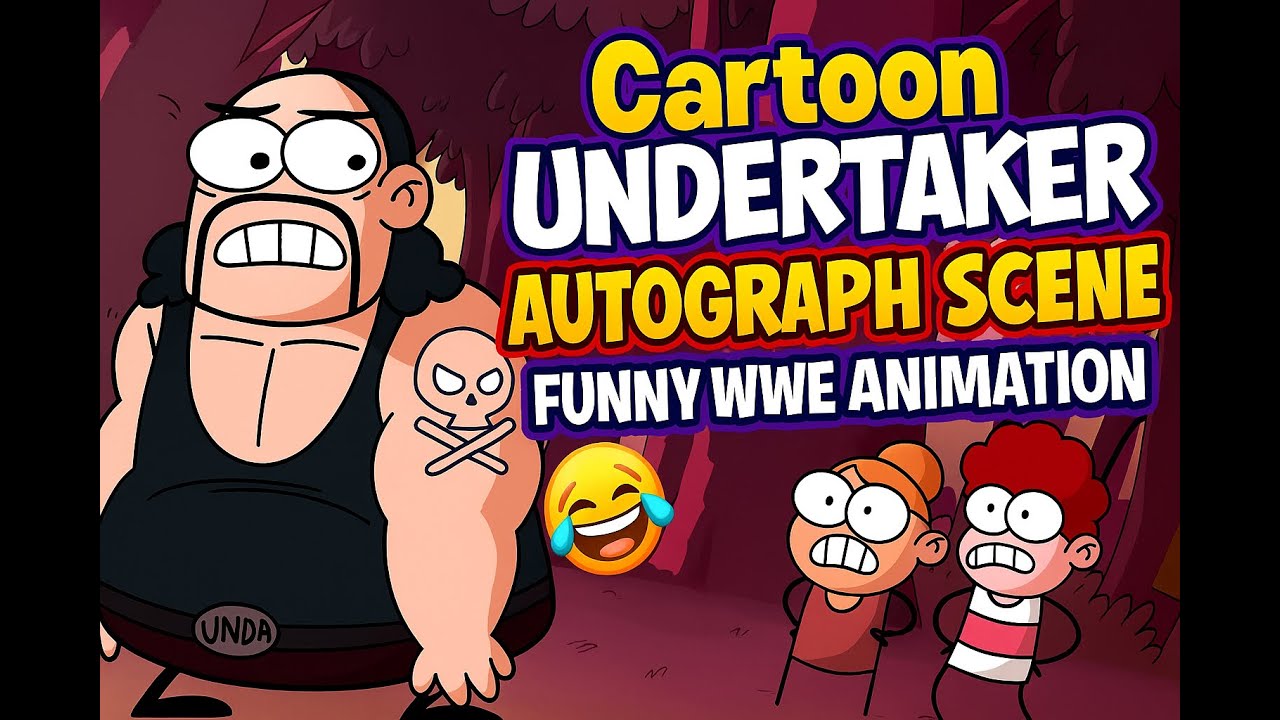 Cartoon Undertaker Autograph Scene 😅 | Funny WWE Animation - YouTube