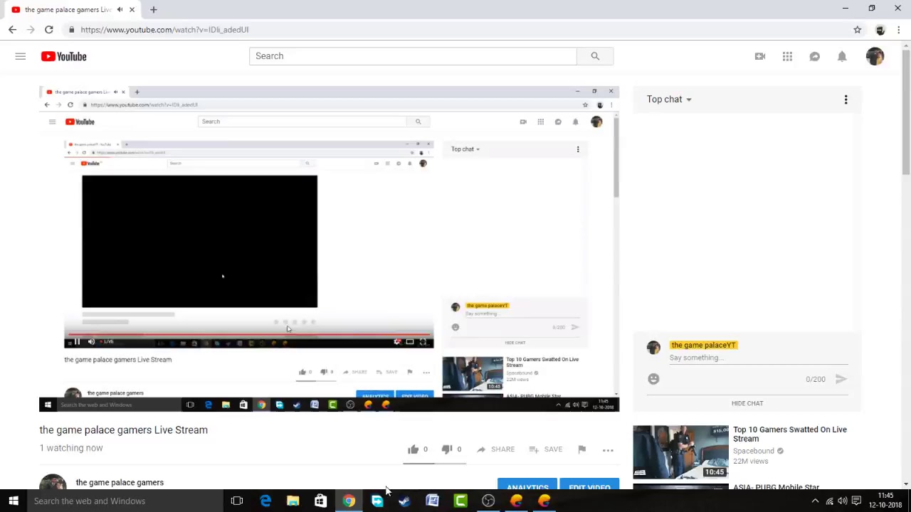 the game palace gamers Live Stream - YouTube