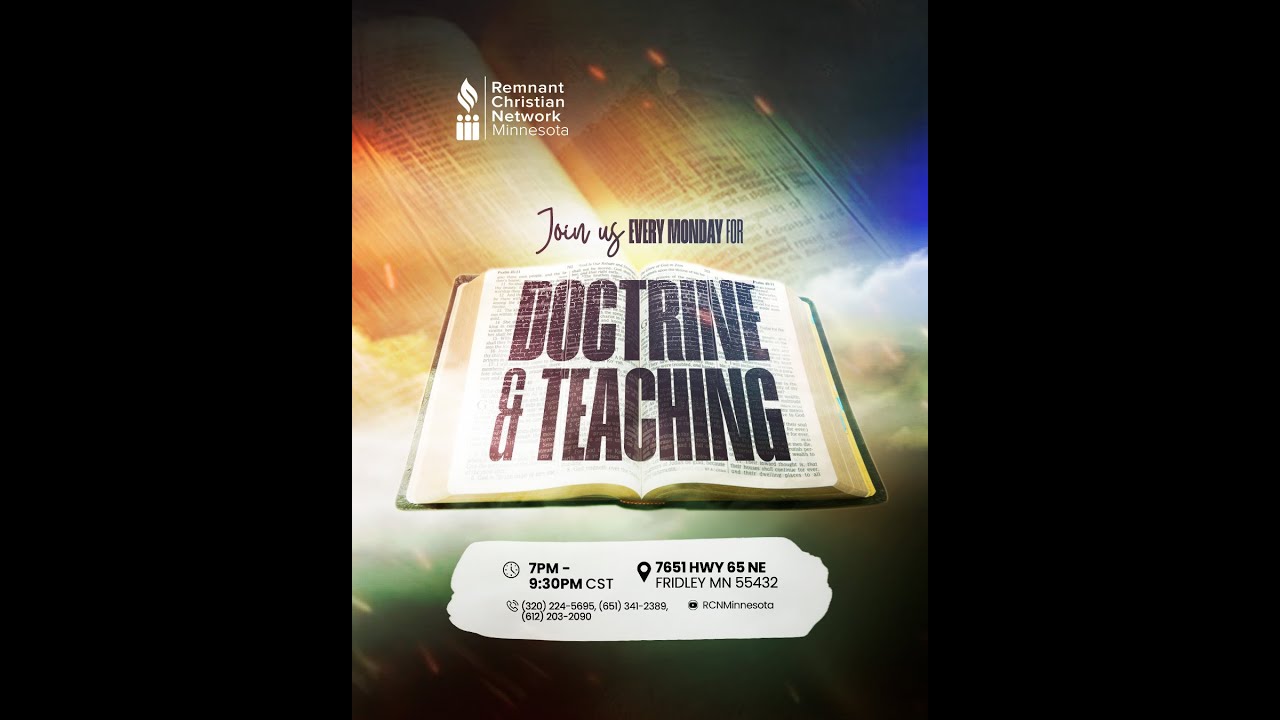 FAITH ADVENTURE|| DOCTRINE AND TEACHING ||PASTOR IFE WILLIAMS || RCN ...
