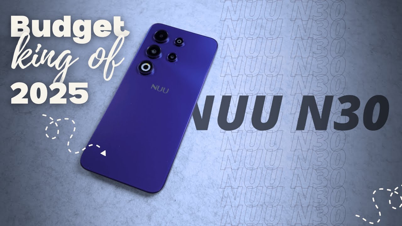 The NUU N30 smartphone: an amazing value in 2025 - YouTube