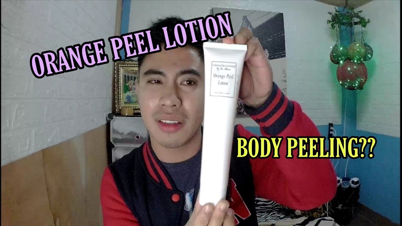DR. ALVIN ORANGE PEEL LOTION | REVIEW - YouTube