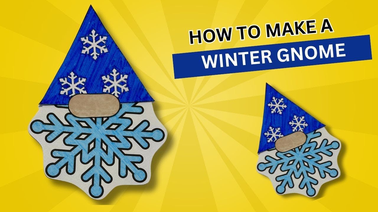Winter Gnome Craft - YouTube