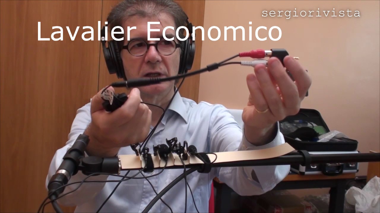 Test 4 microfoni lavalier: Rode, economico, Aputure, Sennheiser - YouTube
