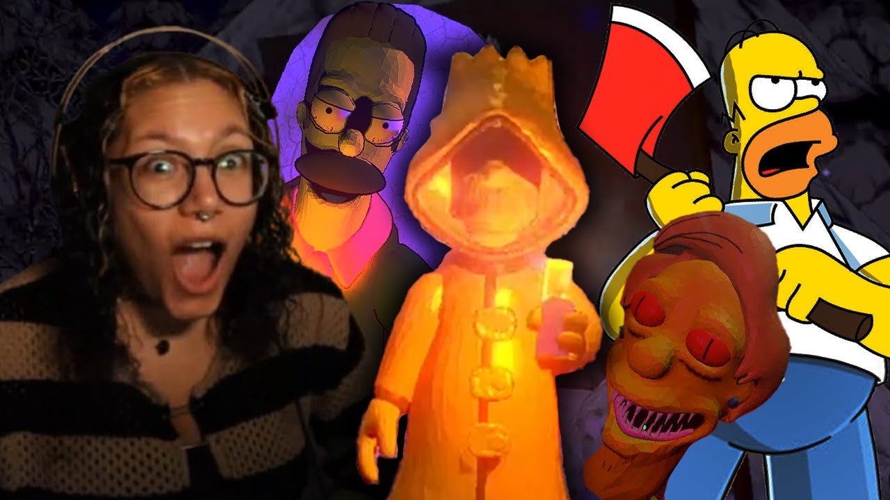 LITTLE NIGHTMARES but it's bart lol | little bartmares - YouTube