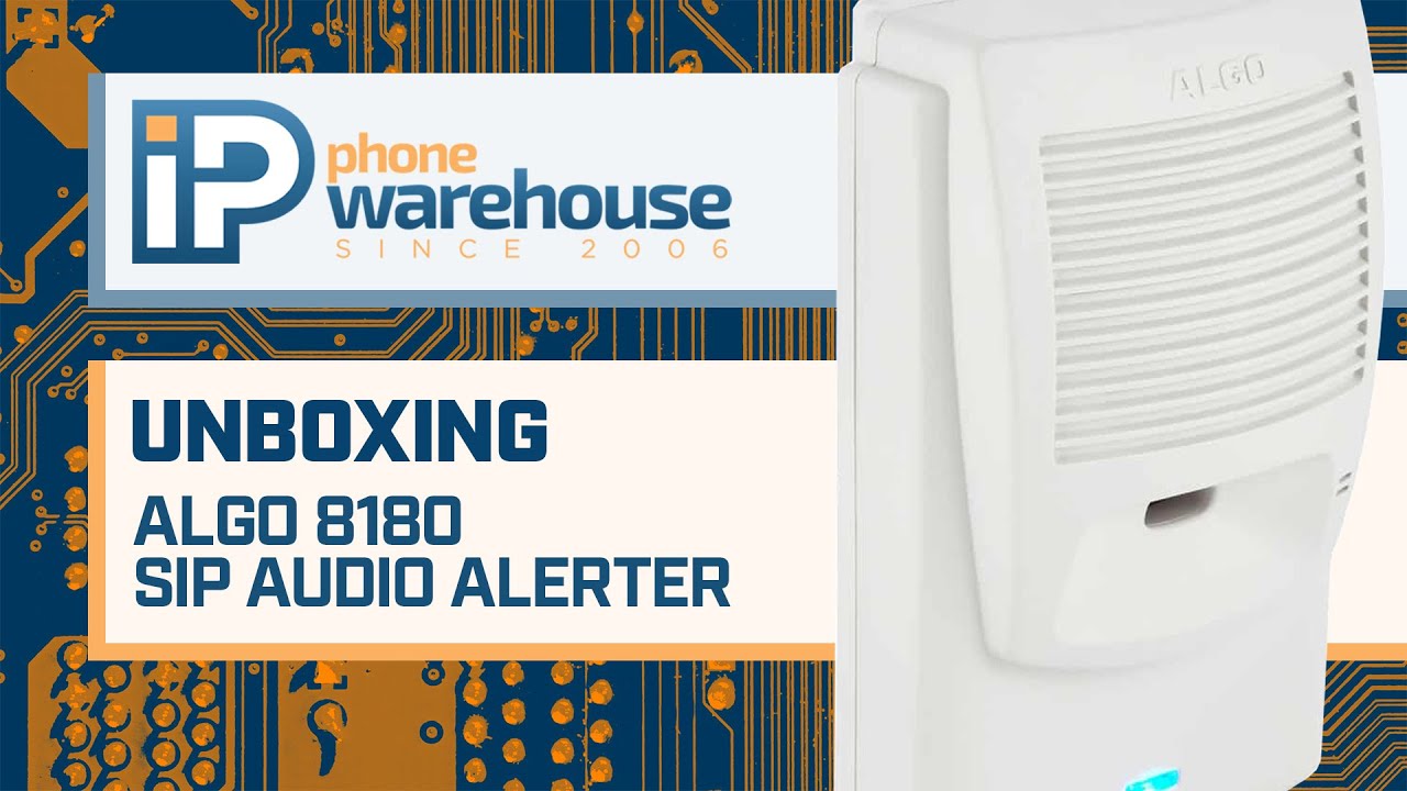 UNBOXING Algo 8180 SIP Audio Alerter | IP Phone Warehouse - YouTube