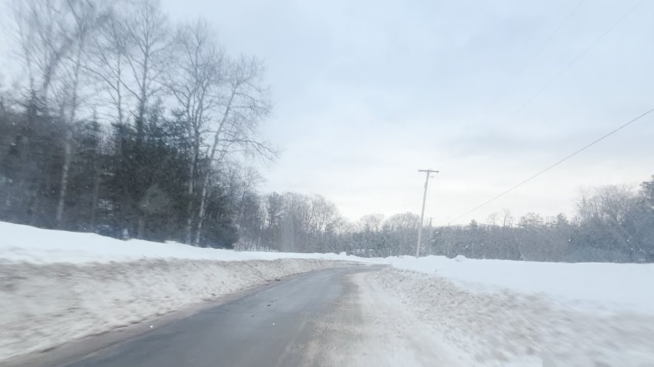 Snow banks are high - YouTube