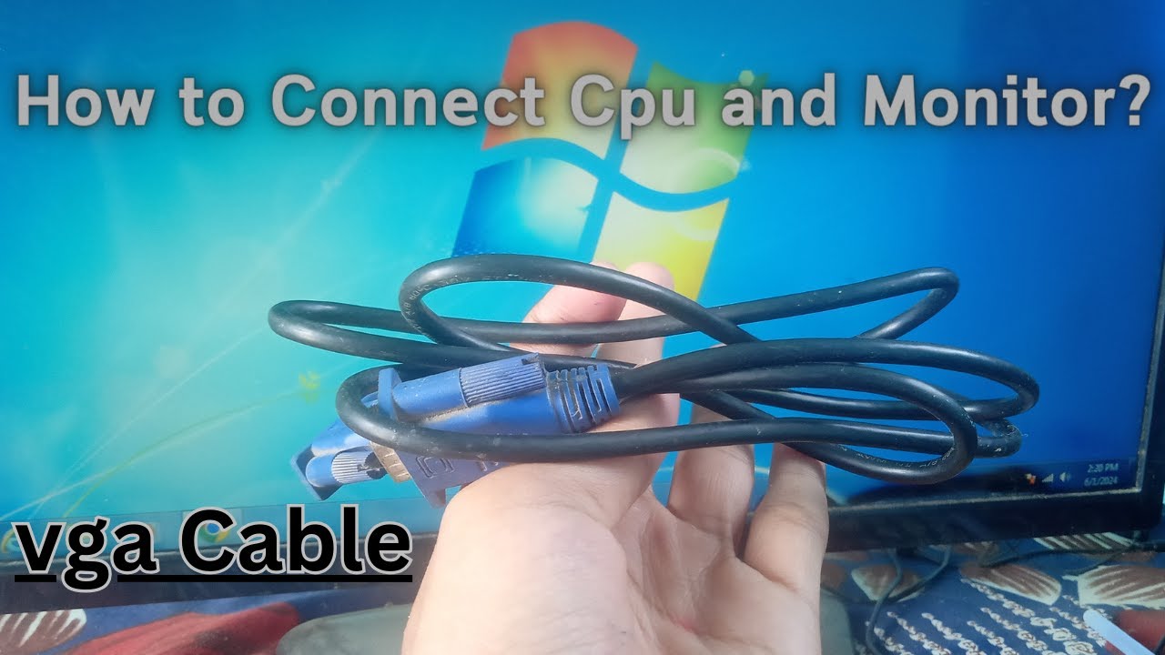 How to Connect CPU and Monitor? VGA/HDMI - YouTube