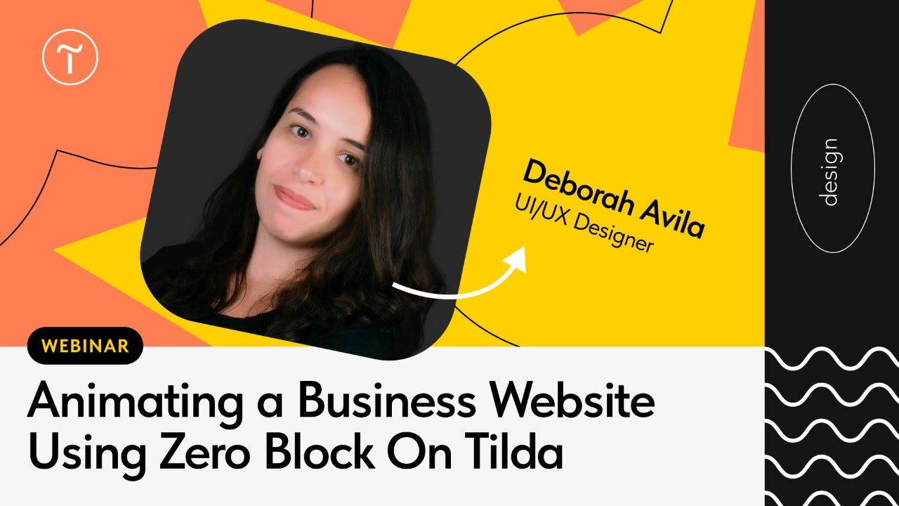 Animating a Business Website Using Zero Block On Tilda - YouTube