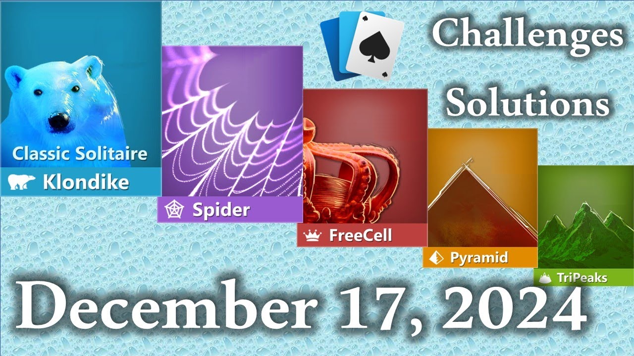 Microsoft Solitaire Collection: December 17, 2024 - YouTube