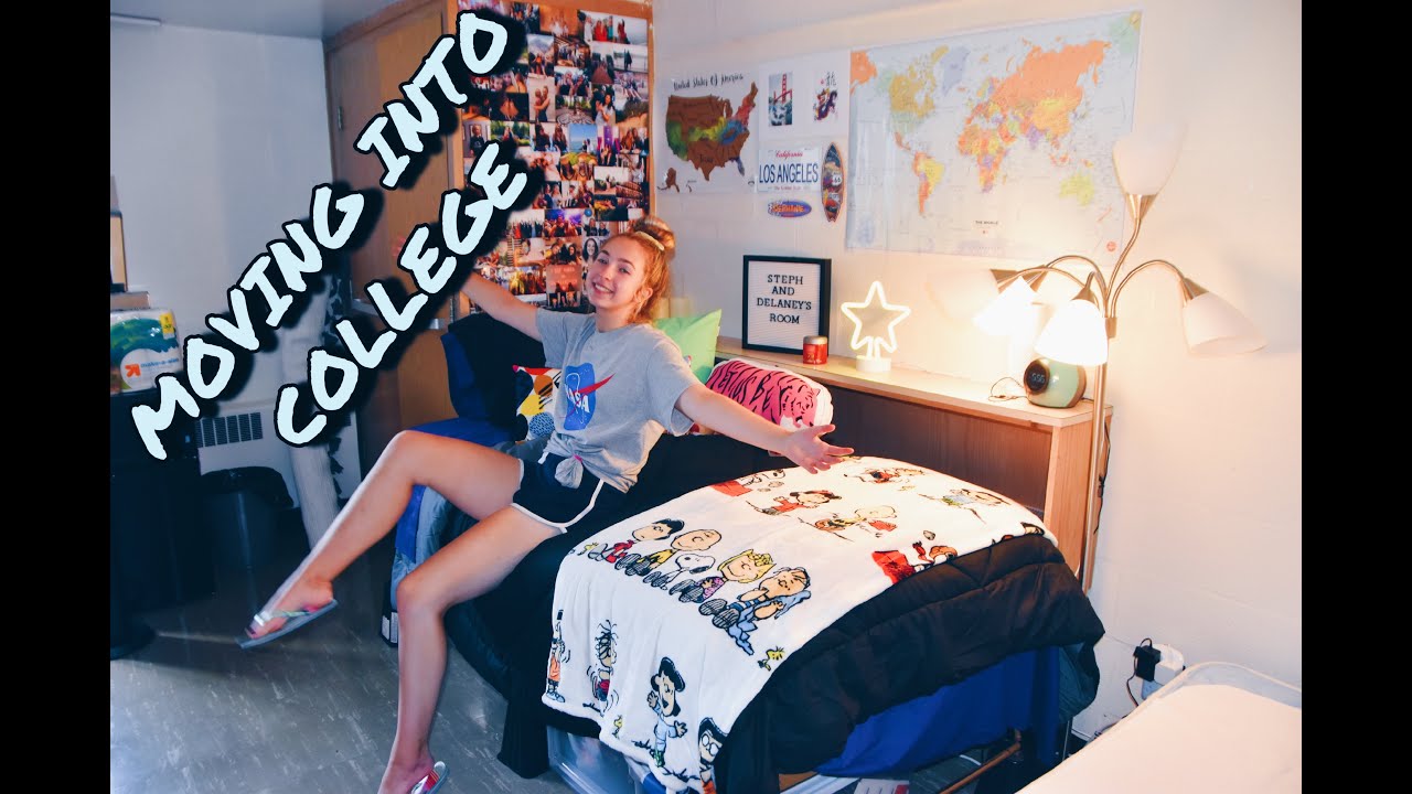 MOVING INTO COLLEGE VLOG - PENN STATE (freshman year) - YouTube