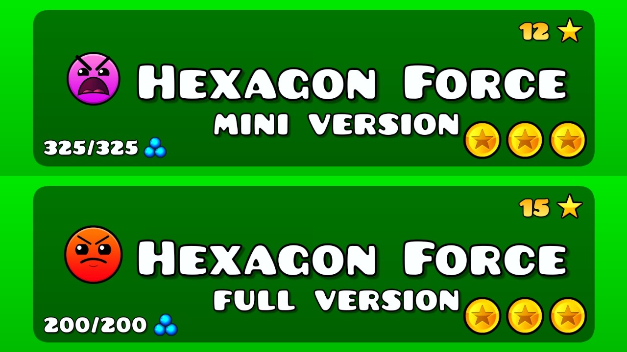 Hexagon Force: Mini vs Full Version - YouTube