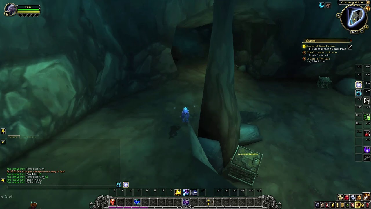 Where is Disgusting Workbench in Cliffspring Hollow - World of Warcraft ...