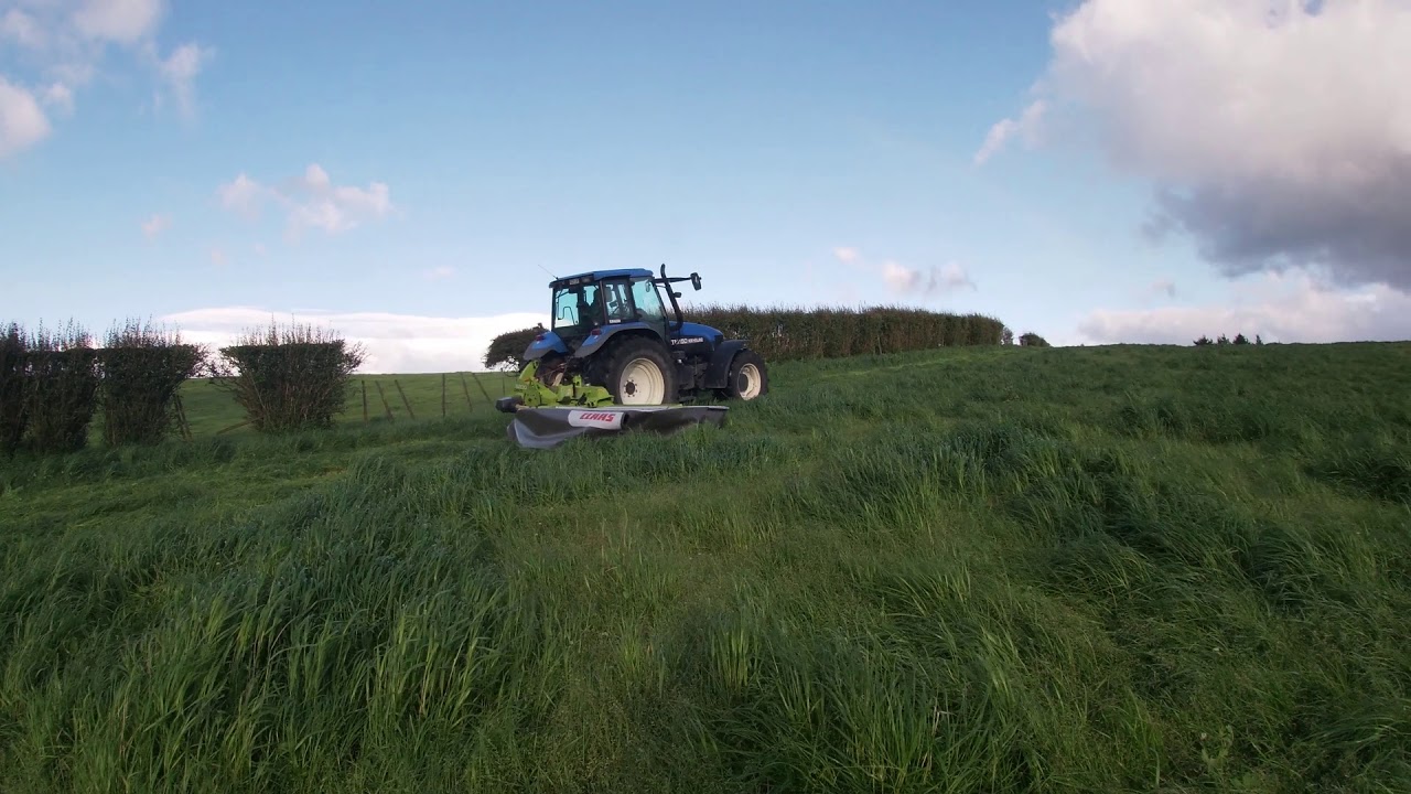 Mowing more silage with TM 150 IN NZ 2019 - YouTube